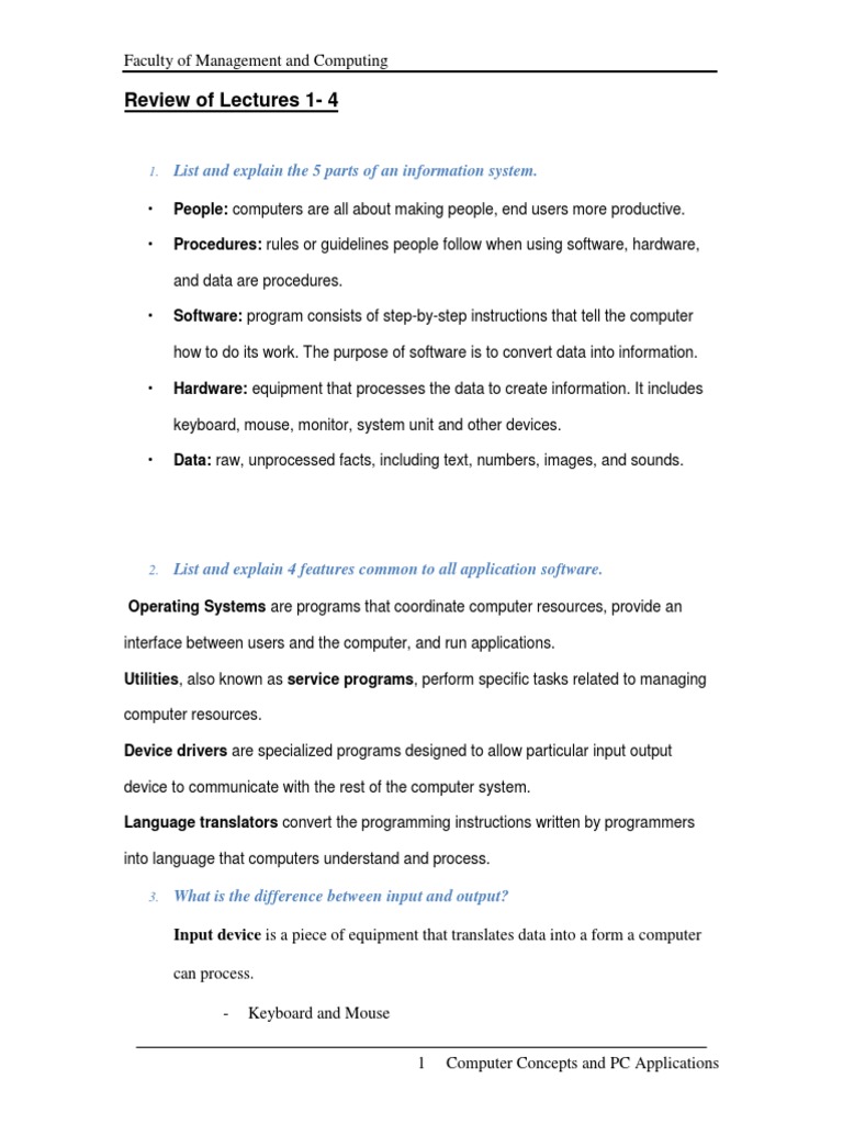 CPT Quiz PDF | PDF | Operating System | Computer Program