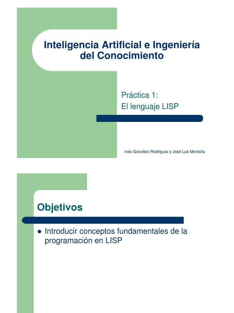 Practica1 Lisp | PDF | Lenguaje de programación | Función (Matemáticas)