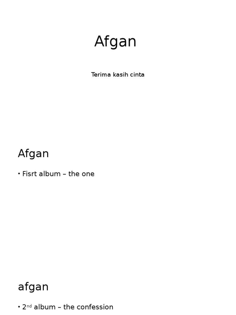 Album Afgan | PDF
