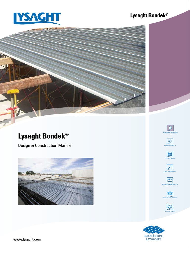 Bondek Manual 2008 Final Final | PDF | Specification (Technical ...