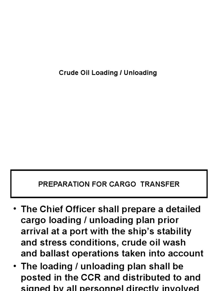 Group 1 Tanker Loading and Unloading | PDF | Oil Tanker | Ships