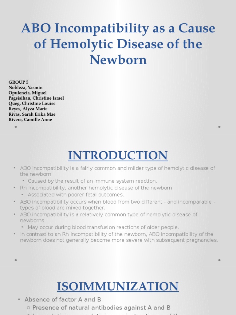 ABO Incompatibility | Pathology | Immunology