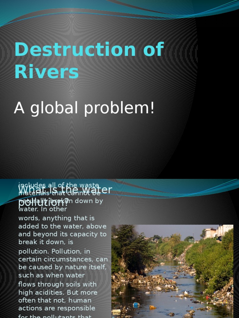 Destruction of Rivers | PDF | Water Resources | River