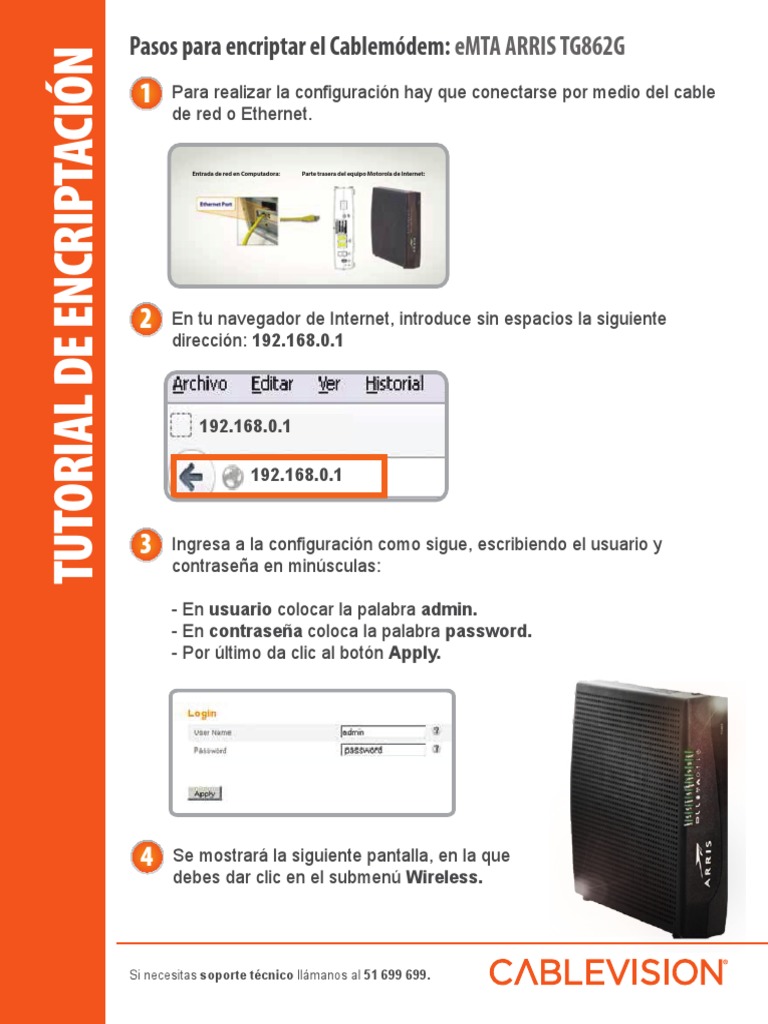 Modem Cablevision | PDF