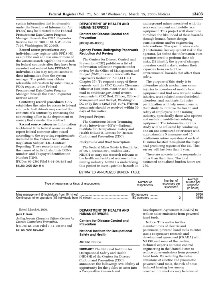 Notice: Grants and Cooperative Agreements Availability, Etc ...