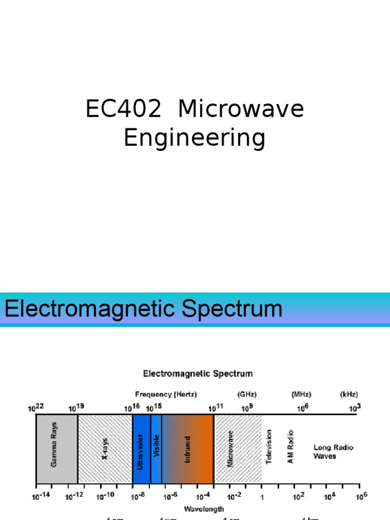 Microwave Engineering Overview and Applications | PDF | Microwave ...