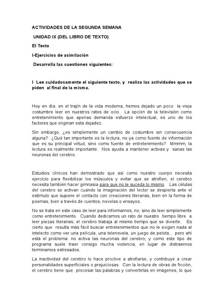 Actividades de La Segunda Semana | PDF | Lluvia | Nube