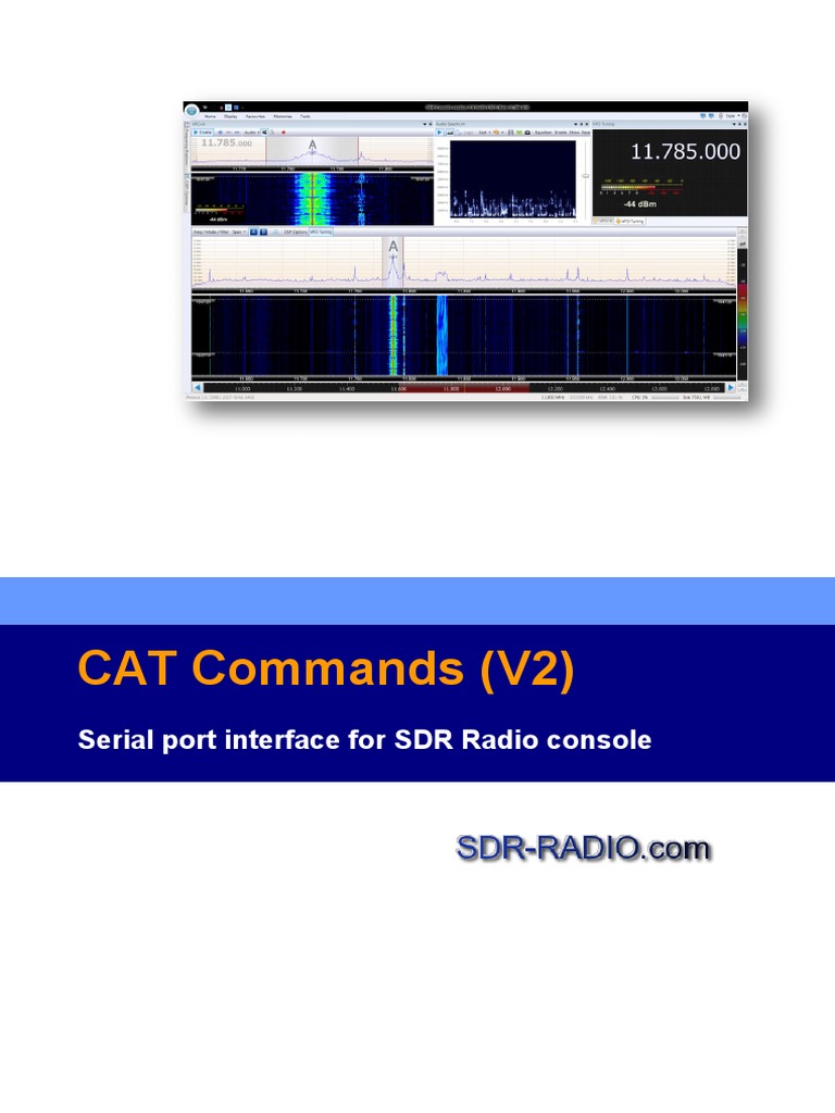 SDR Cat Commands (v2) | PDF | Command Line Interface | Wireless