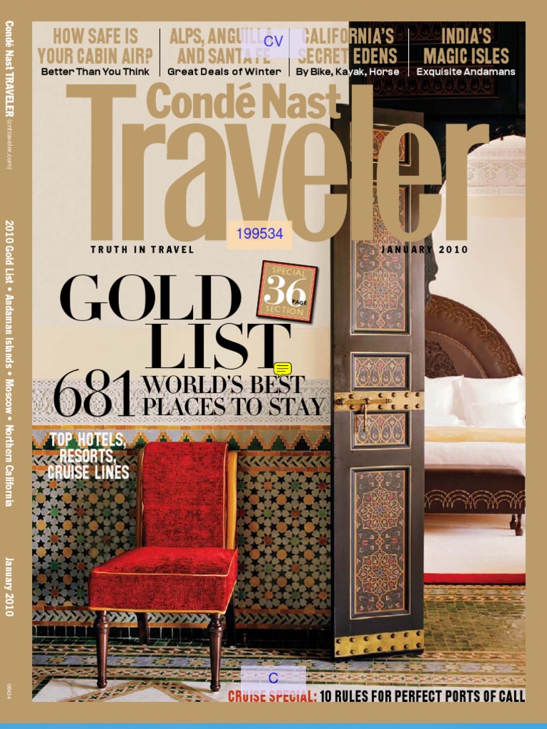 Condé Nast Traveler Cntraveler Com 2010 Gold List Pdf Nature