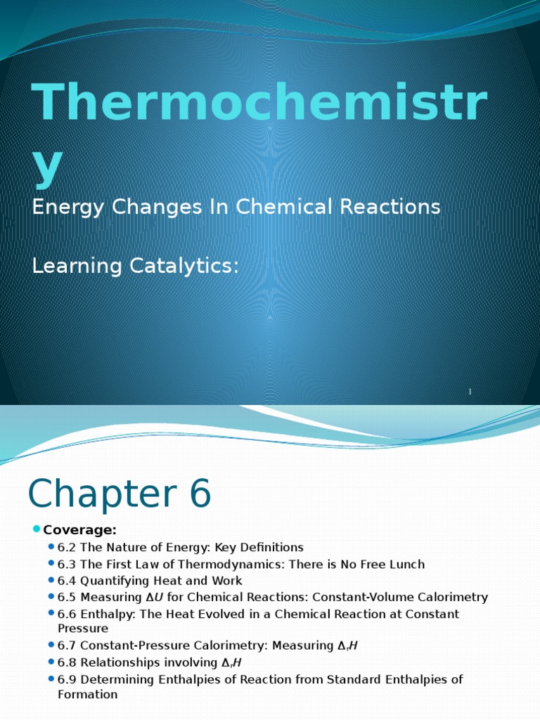 Key Principles of Thermochemistry | PDF | Heat | Enthalpy