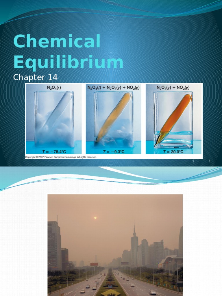 Lecture 7 Chemical Equilibrium | PDF | Chemical Equilibrium ...