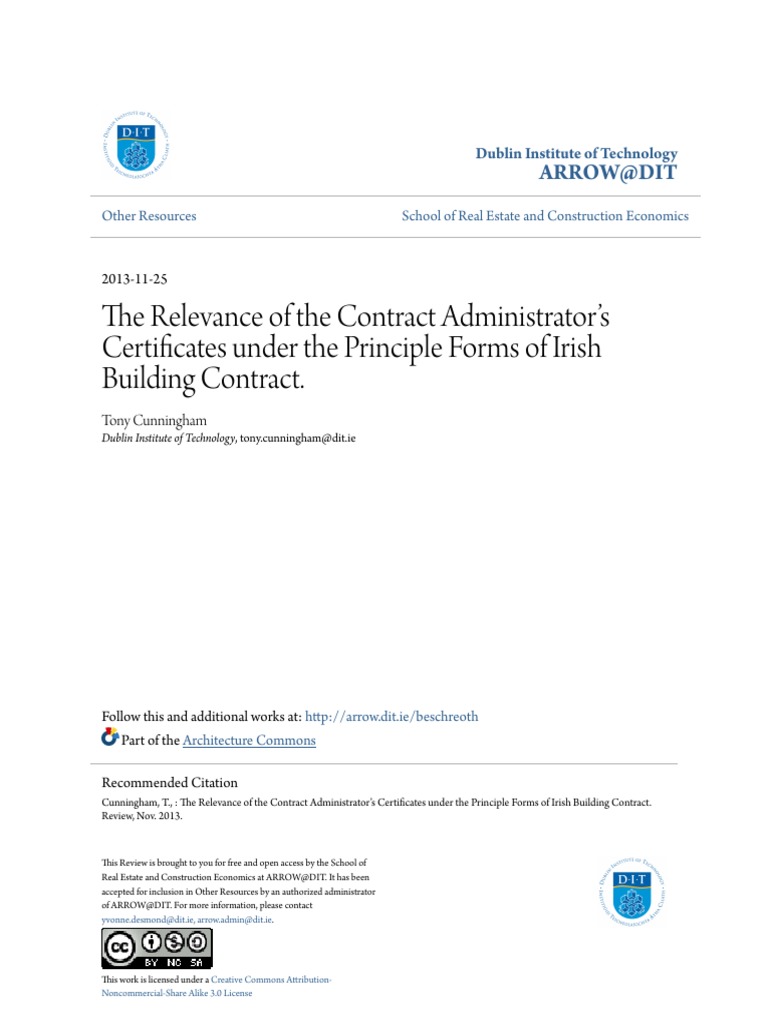 RIAI Certificates Explained | PDF | Negligence | Tort