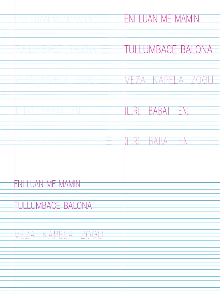 Fletore e Modeluar Shkrimi | PDF