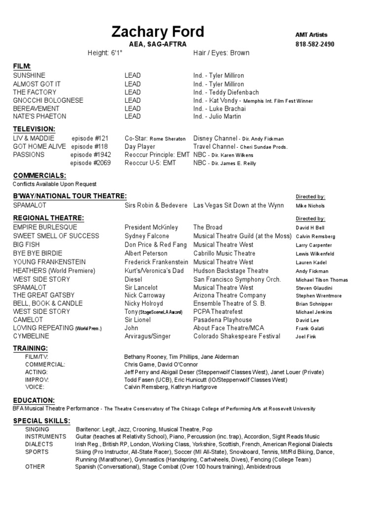 Zachary Resume | PDF