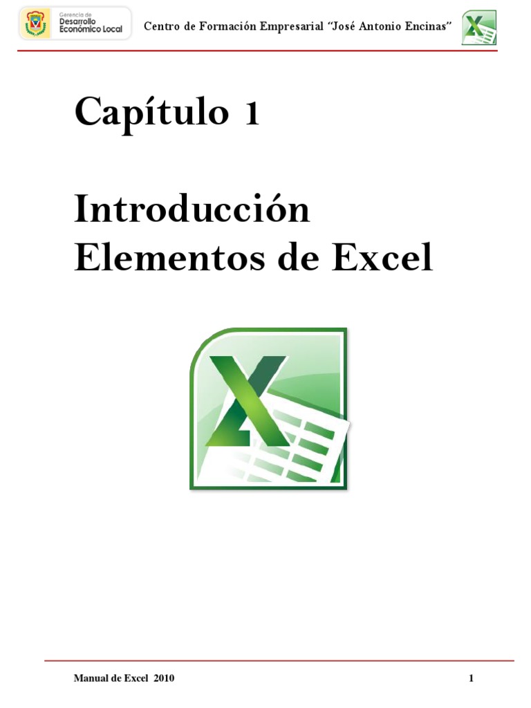Manual de Excel Basico 2010 | PDF | Hoja de cálculo | Microsoft Excel