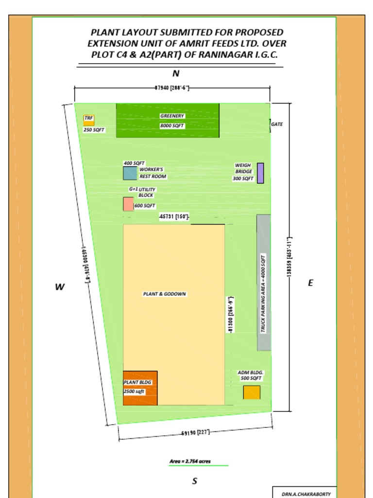 Amrit Feeds Plant Layout Proposal | PDF | Technology & Engineering