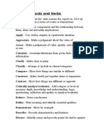 NESA Glossary of Key Verbs | PDF