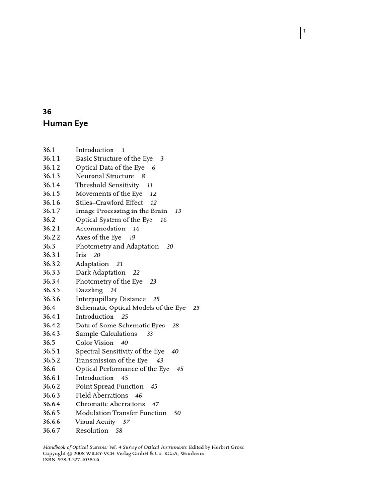 Clinical Optics | PDF | Human Eye | Optics