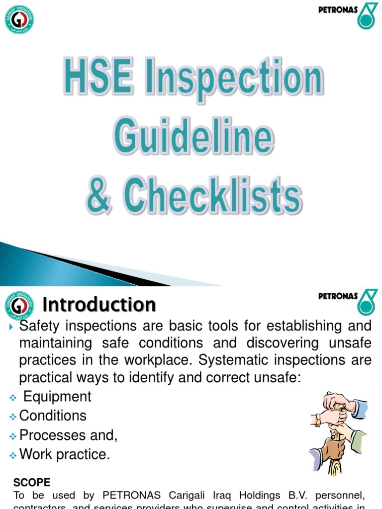 Safety Inspection Guidelines and Types | PDF | Supervisor ...