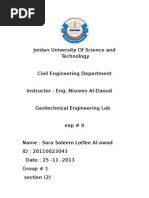 Lab Report-Sand Replacement Method | PDF | Density | Soil