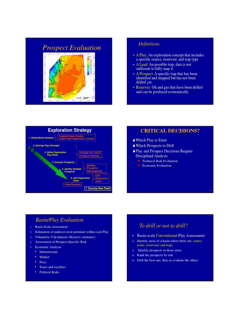 Prospect Evaluation | PDF | Petroleum Reservoir | Risk