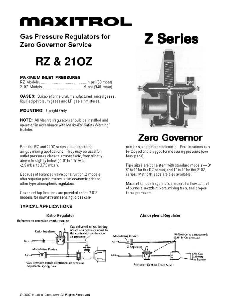 Regulators Zero Governors | PDF | Hydraulics | Continuum Mechanics
