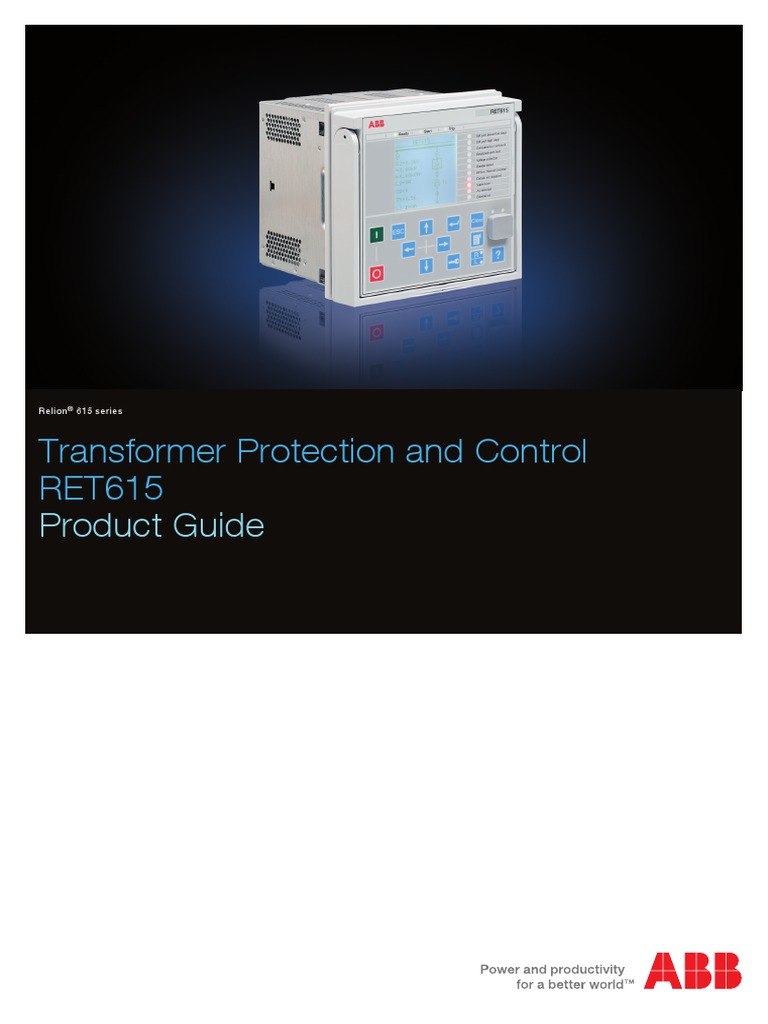 RET615 - Transformadores Diferencial | PDF | Electrical Substation ...