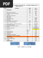 Upheaval Buckling Calculation | PDF | Pipe (Fluid Conveyance) | Density