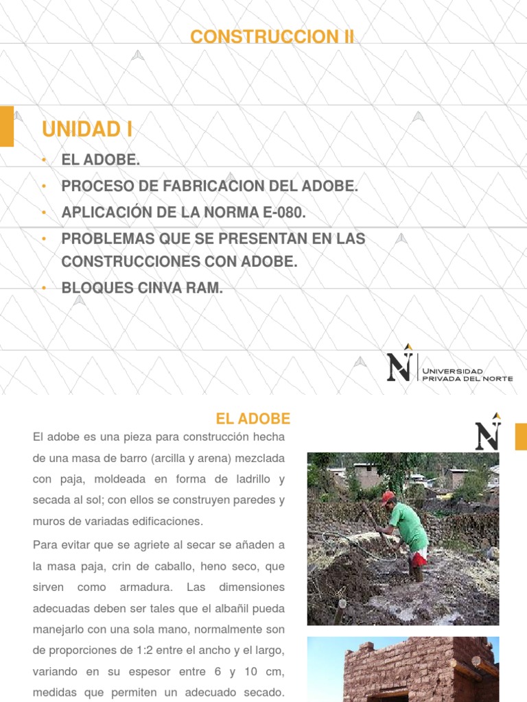 Adobe E-080 | PDF | Materiales naturales | El hombre hace Materiales