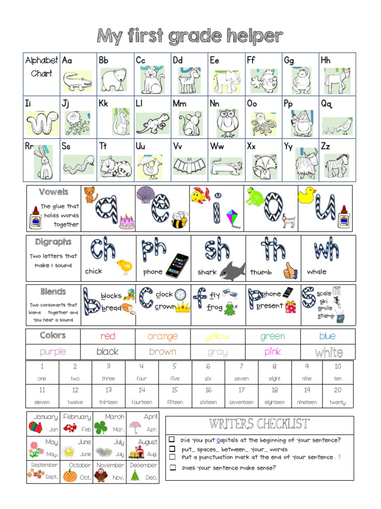 My First Grade Helper | PDF | Art | Mystery, Thriller & Crime Fiction