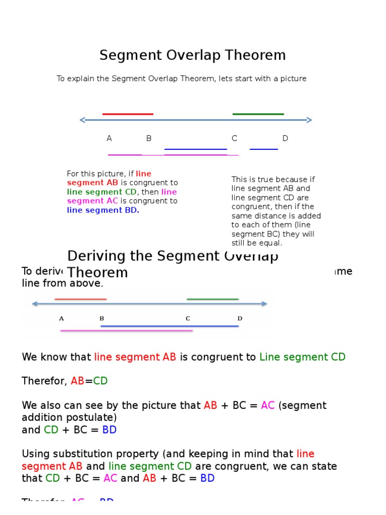 Segment Overlap Theorem | PDF