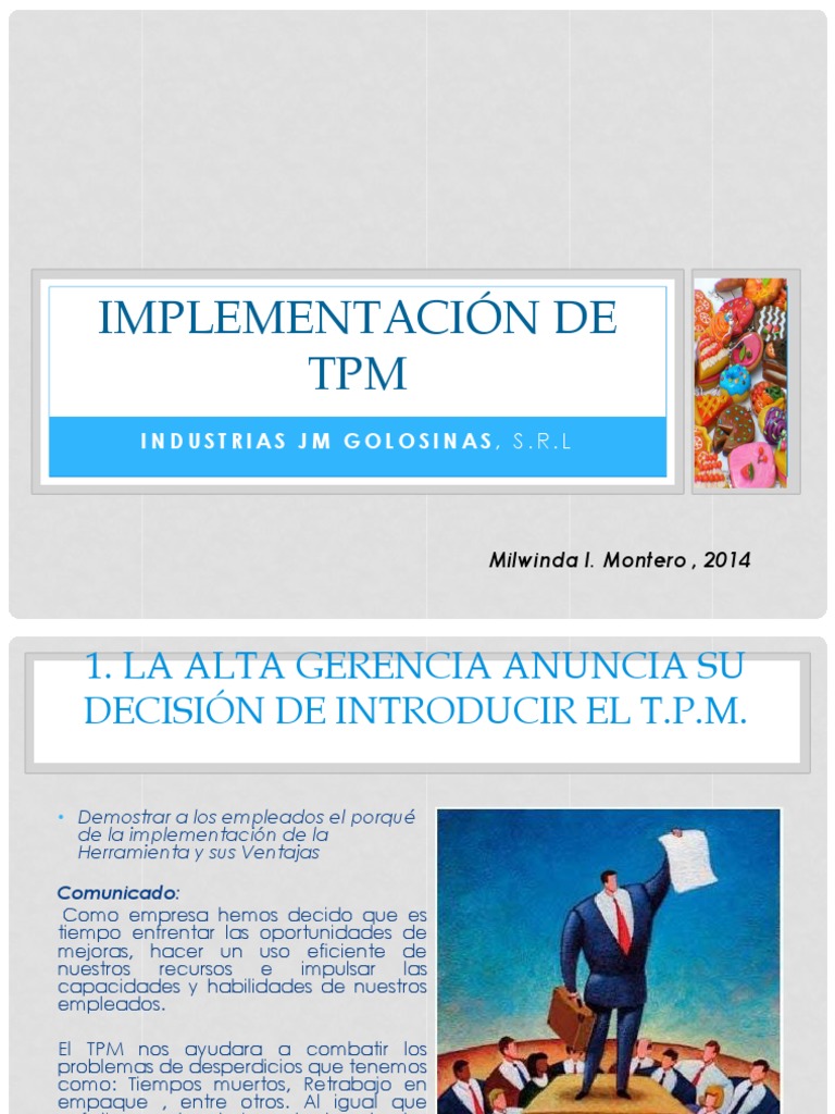 Implementación de TPM | PDF | Business | Fabricación e ingeniería