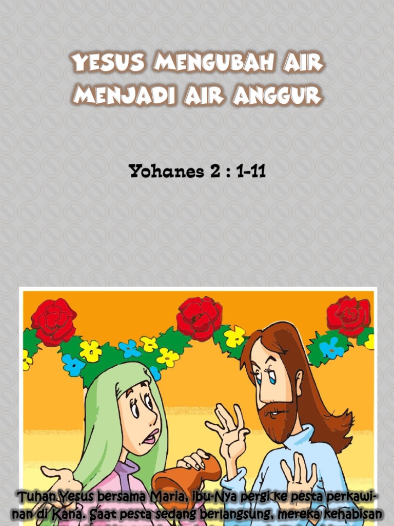 Mujizat Air Menjadi Anggur | PDF