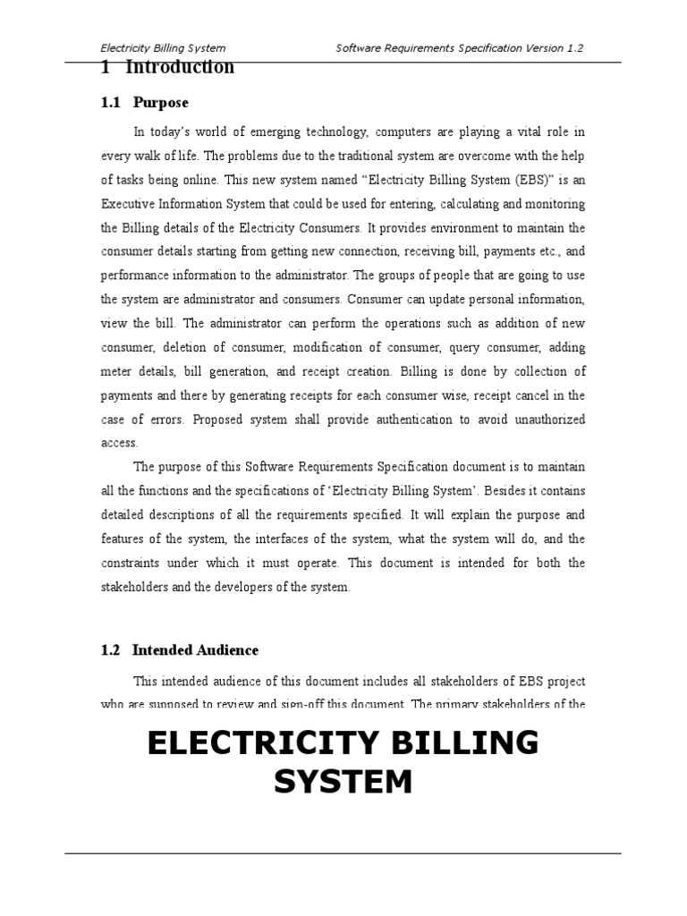 Sample Srs Document Specification Technical Standard Information System 