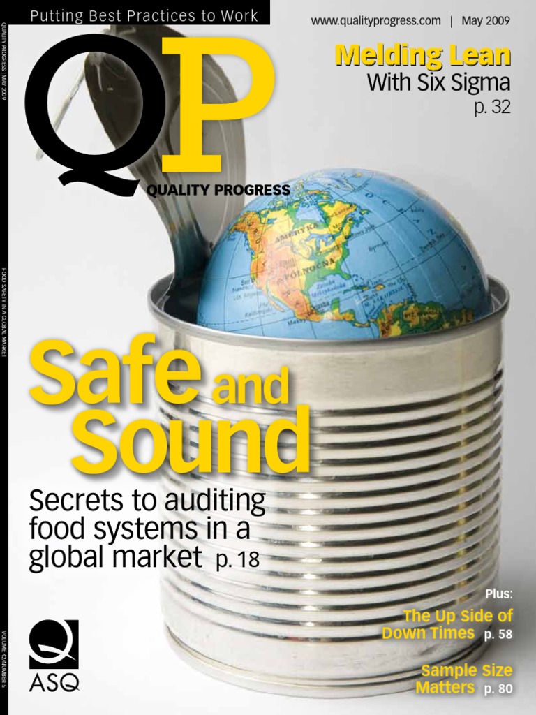 ASQ Quality Progress Magazine May 2009 | PDF | Food And Drug ...