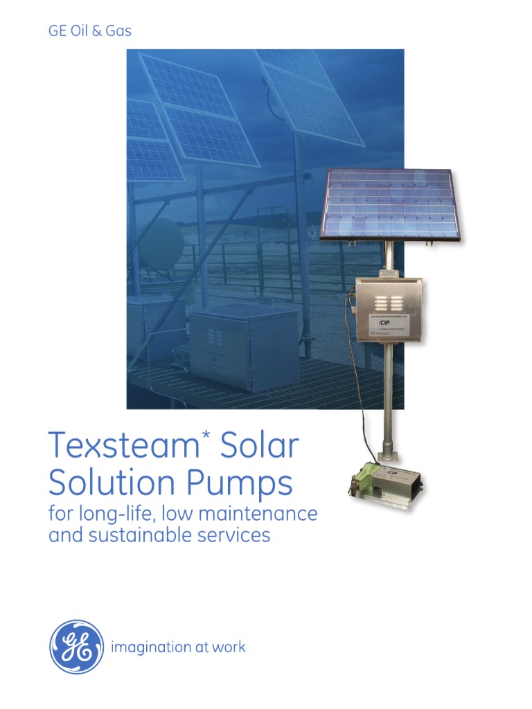 Texsteam Solar Pump Brochure (04.12) | Pump | Solar Power