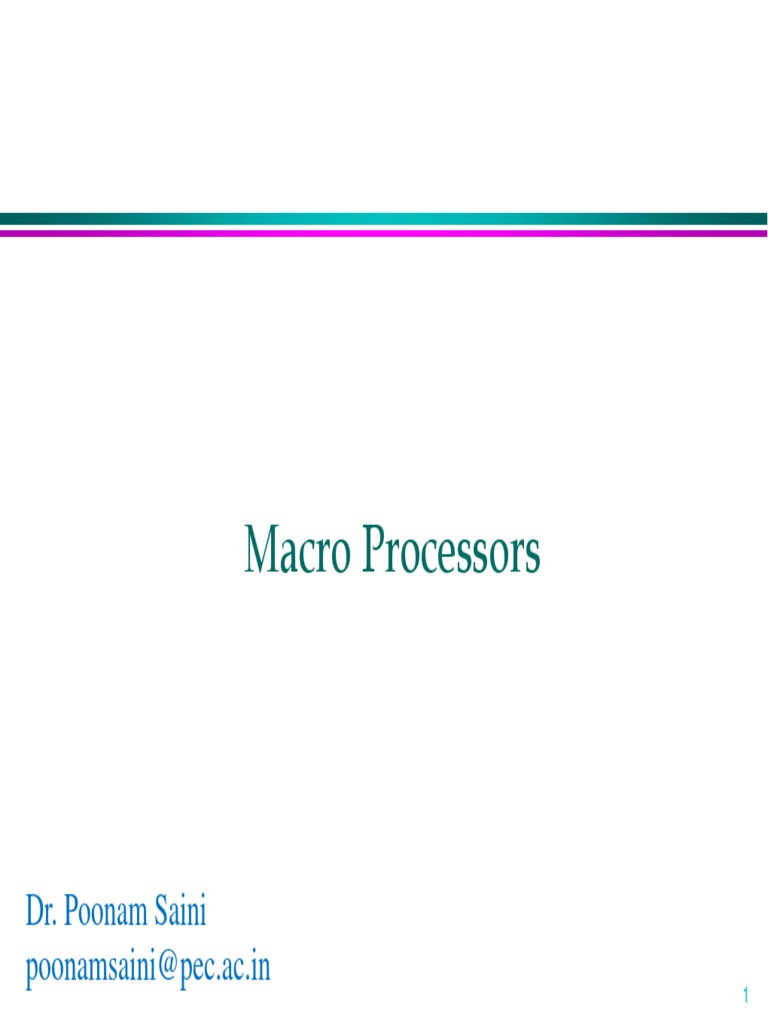 Macro Macro Computer Science Assembly Language 