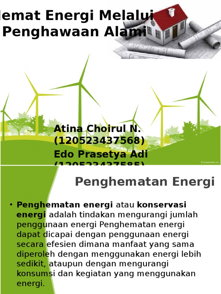 Penghawaan Alami Hemat Energi | PDF