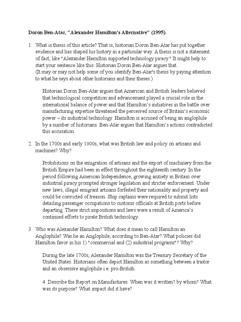 Alexander Hamilton | PDF | Alexander Hamilton | Piracy