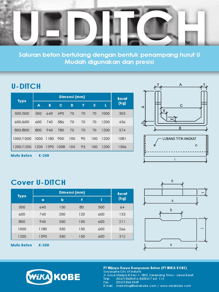 Brosur U-Ditch Final PDF | PDF