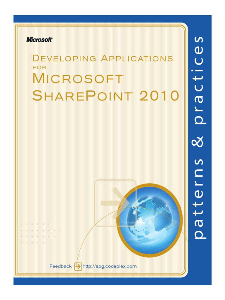 SharePoint 2010 Development Patterns and Practices | PDF | Share Point ...