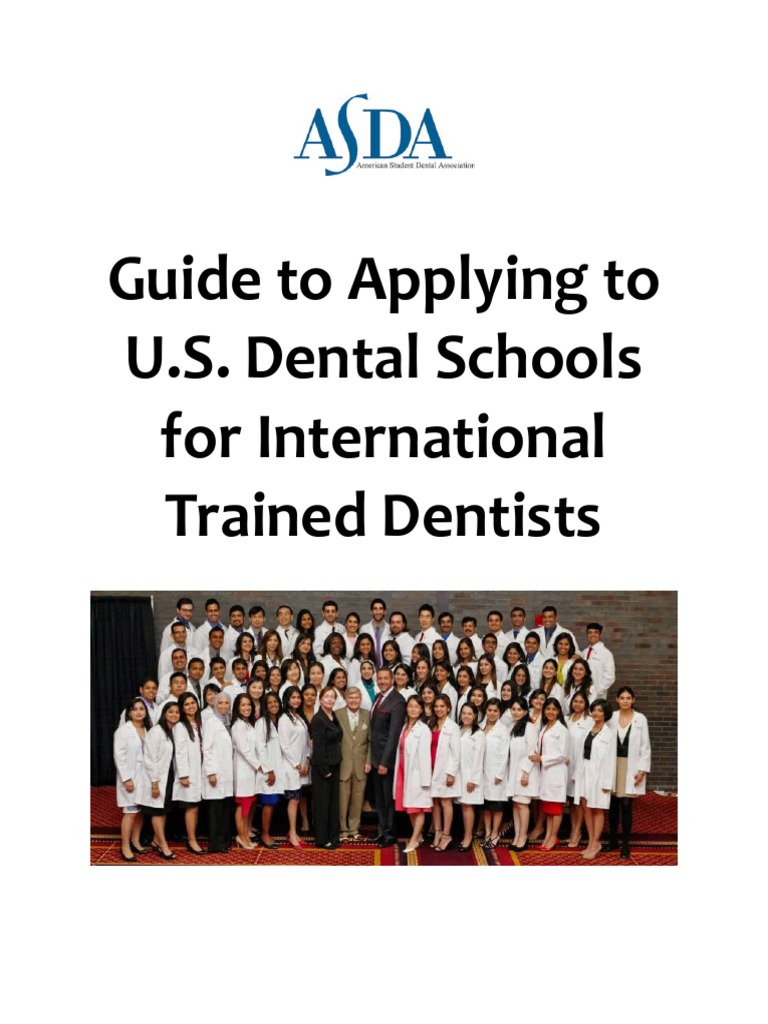 Advanced Standing Guide | PDF | Dental Degree | Test (Assessment)