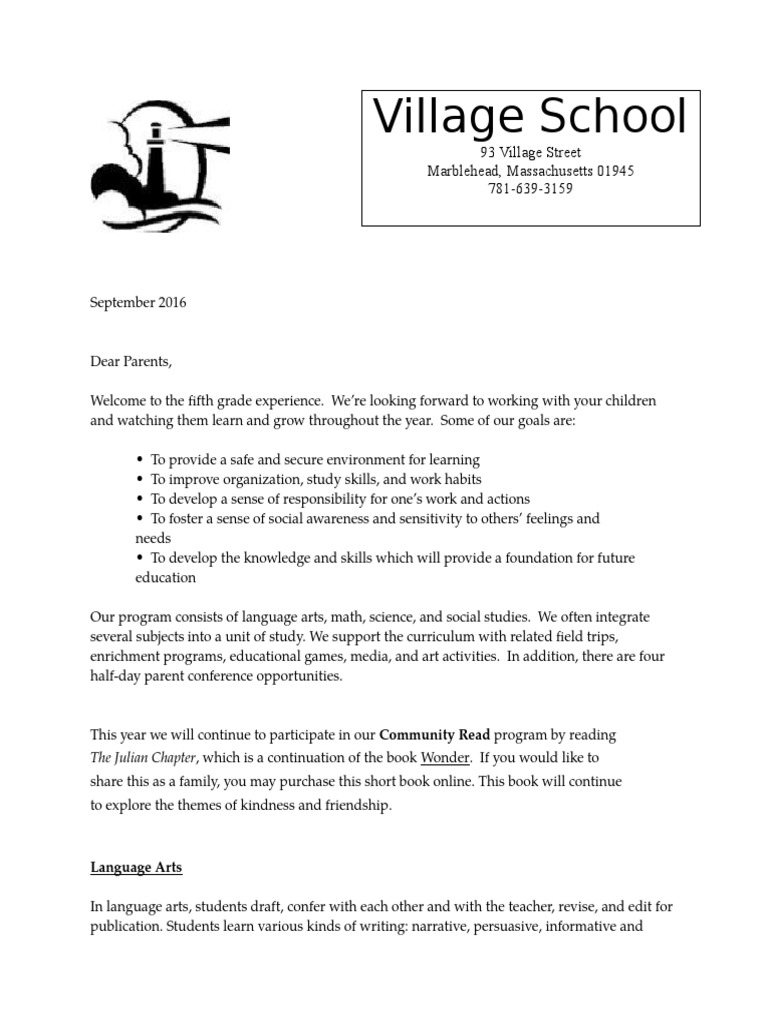 Welcome to Fifth Grade Parents | PDF | Common Core State Standards ...