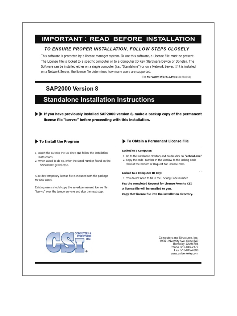 Sap Install Instructions V8 | PDF | Business