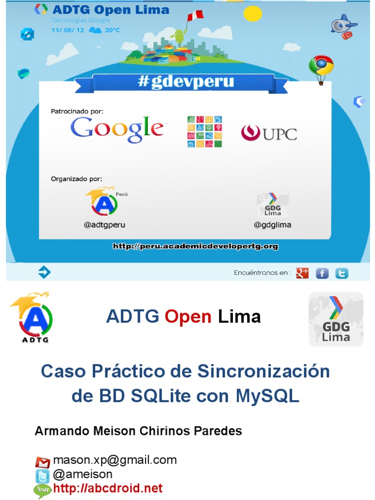 Sincronizacion De Bd Sqlite Con Mysql Pdf Pdf Mi Sql Aplicación Movil