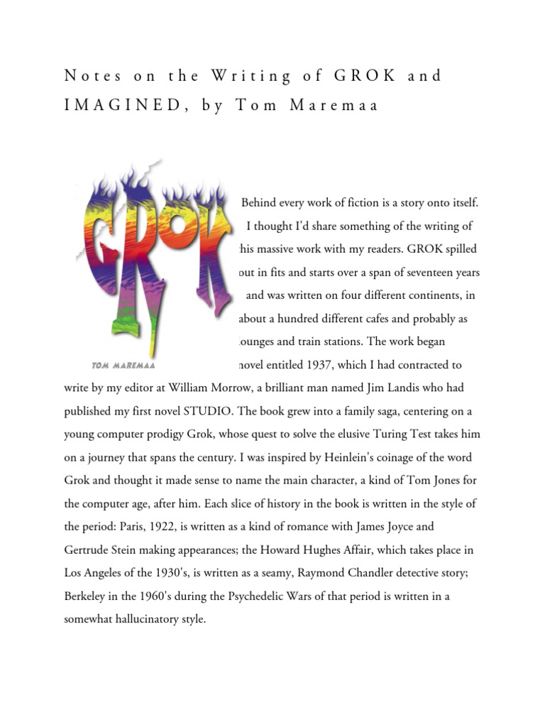 Insights on Writing "Grok" and "Imagined" | PDF | John Lennon | The Beatles