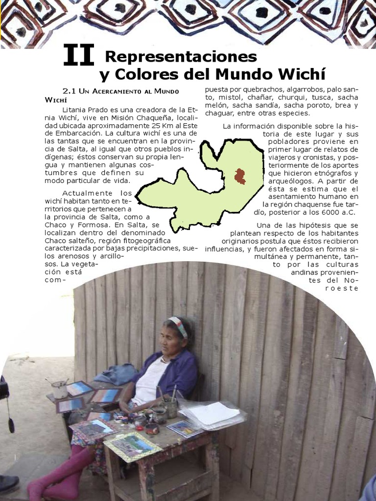 Cultura y Arte de los Wichí | PDF | Color | Papel