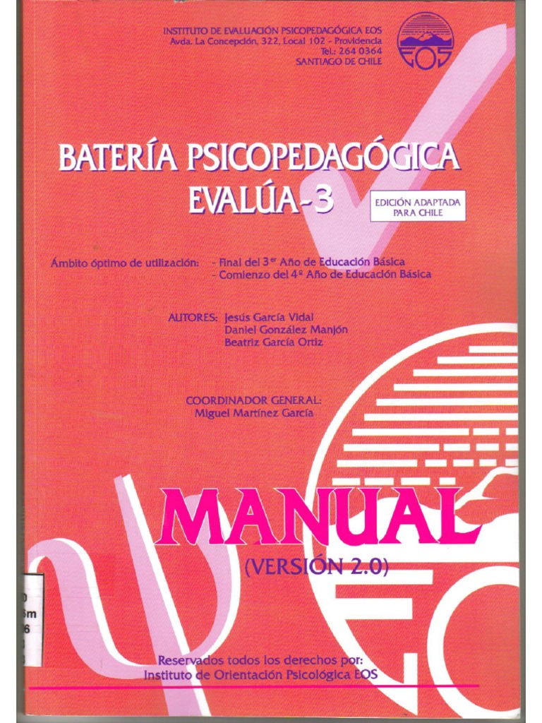Manual Evalua 3 PDF | PDF