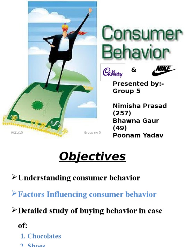 Group 5 Report on Consumer Behavior and Buying Patterns of Chocolates ...