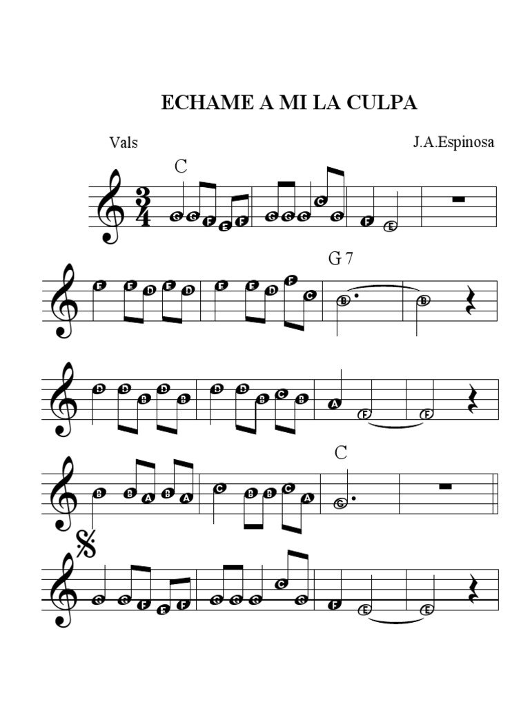 Echame A Mi La Culpa PDF | PDF